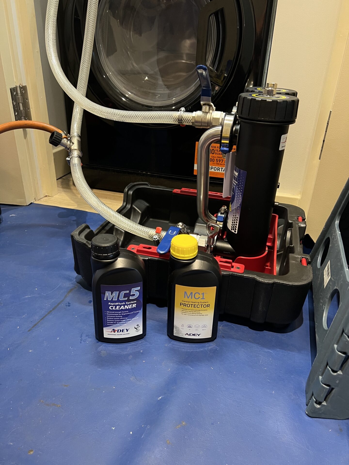 MagnaCleanse HIU heating system flushing - Add Detail