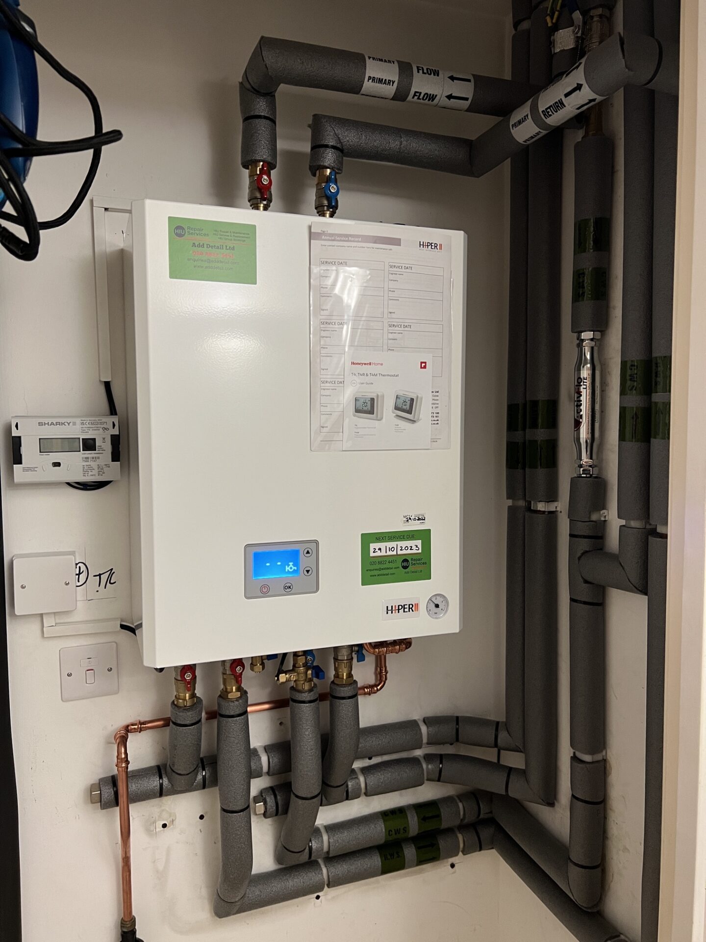 Intatec Hyper II HIU Installation in South West London - Add Detail